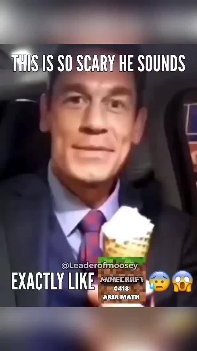 THIS IS SO SCARY HE SOUNDS EXACTLY LIKE ARIA MATH - iFunny