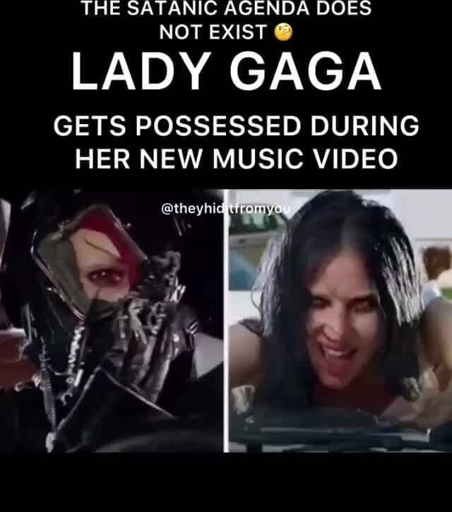 THE SATANIC AGENDA DOES NOT EXIST @ LADY GAGA GETS POSSESSED DURING HER ...
