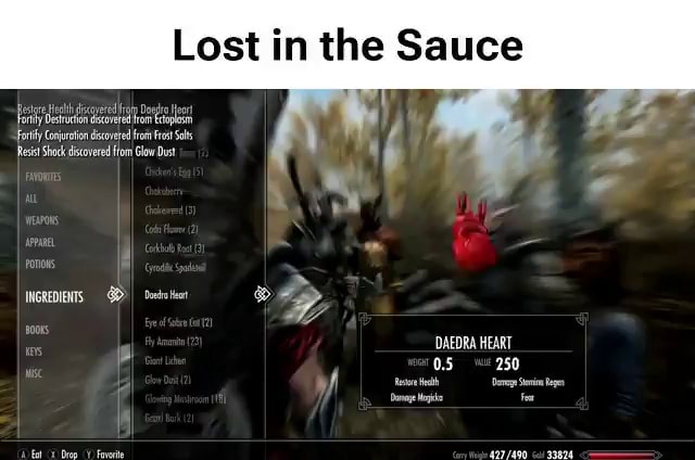 Lost in the Sauce Osan am pain Fai rin Resist Shock discovered fom Glow ...