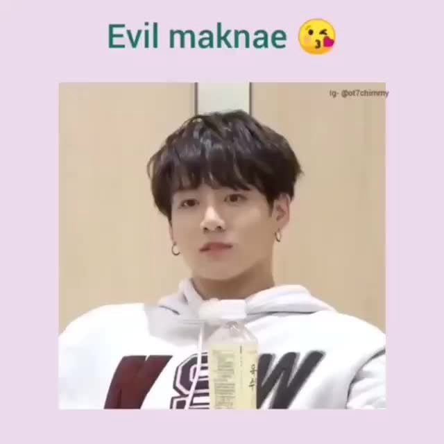 Evil maknae ':. - iFunny