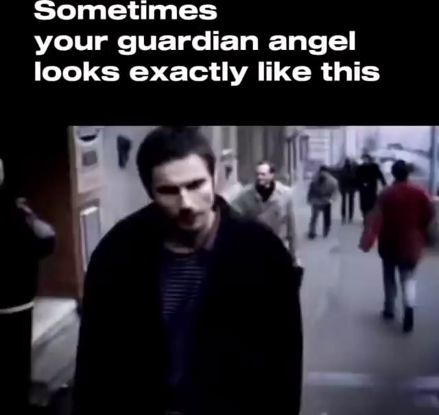 Sometimes your guardian angel looks exactly like this - iFunny