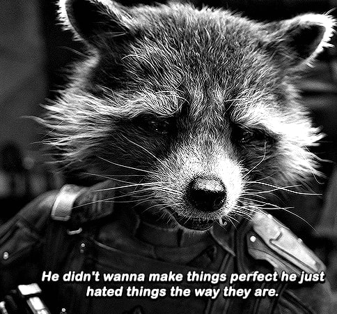 He didn't wanna make things perfect he just hated things the way they ...