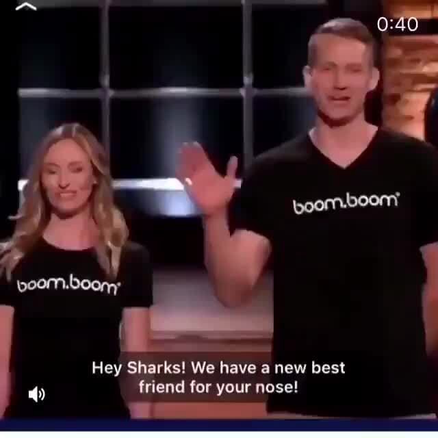 The new friend for your nose - Hey Sharks! We have a new best friend ...
