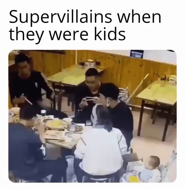 Supervillains when they were kids - iFunny