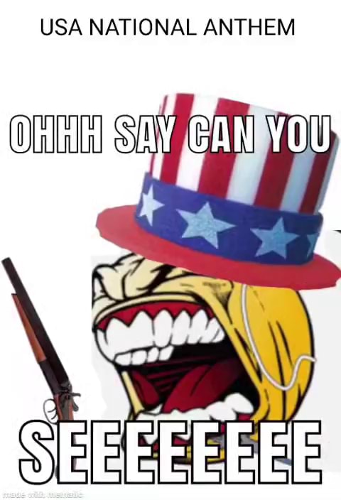USA NATIONAL ANTHEM - iFunny