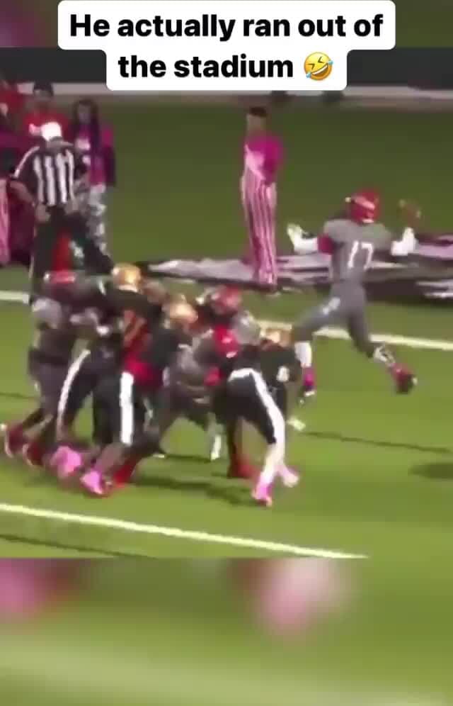 He actually ran out of the stadium "We al - iFunny