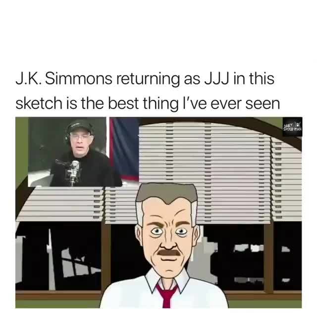 J.K. Simmons returning as JJJ in this sketch is the best thing I've ...