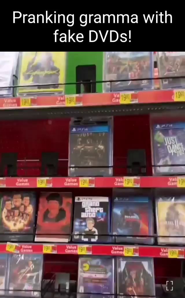 Pranking gramma with fake DVDs! ~.4 I fey! te - iFunny