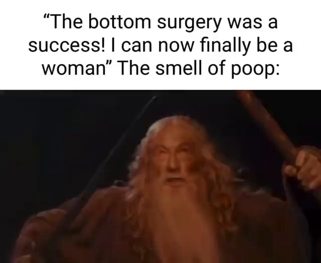 "The bottom surgery was a success! I can now finally be a woman" The ...