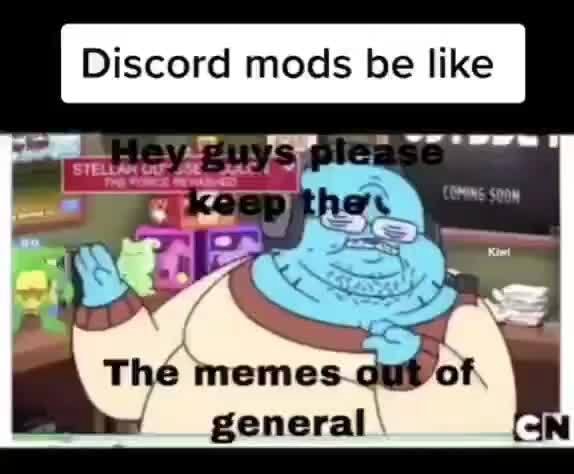 Discord mods be like The memes of general - iFunny