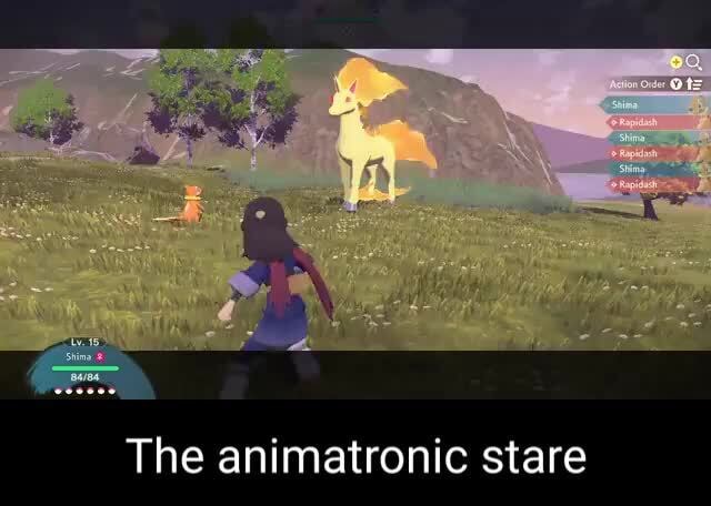 The animatronic stare - iFunny