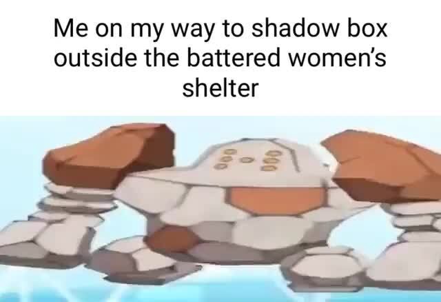 Me on my way to shadow box outside the battered women's shelter - iFunny