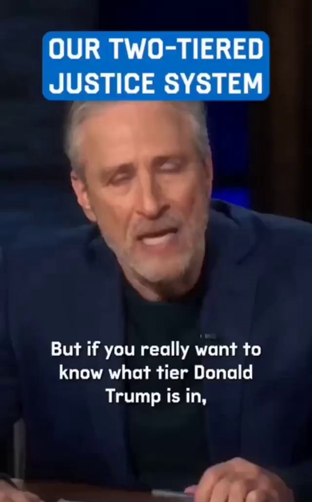 OUR TWO-TIERED JUSTICE SYSTEM But if you really wont to know what tier ...