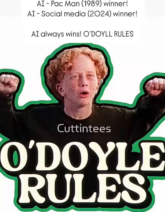 AI- Pac Man (1989) winner! AI - Social media (2024) winner! AI always ...