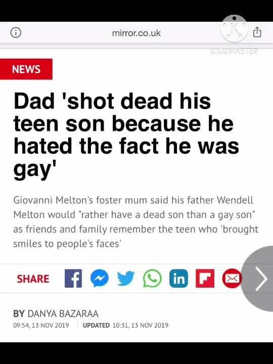 Ay Dad 'shot dead his teen son because he hated the fact he was NEWS ...