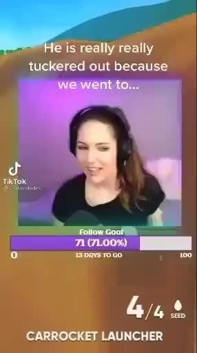 Is really really tuckered out because we went CAPROCKET LAINCHER - iFunny