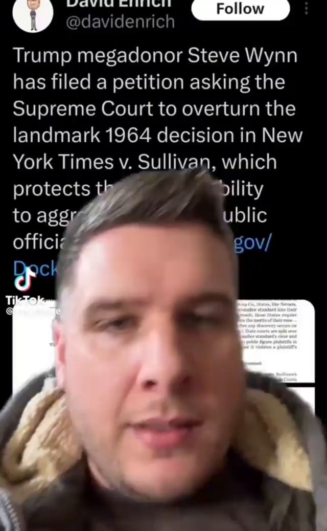 MaVINE Follow Trump megadonor Steve Wynn has filed a petition asking ...