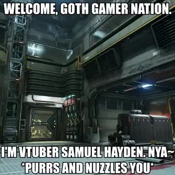 WELCOME. GOTH GAMER NATION. I'M VTUBER SAMUEL HAYDEN, NYA~ - iFunny