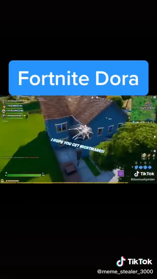 Fortnite Dora of TikTok @meme stealer 3000 - iFunny