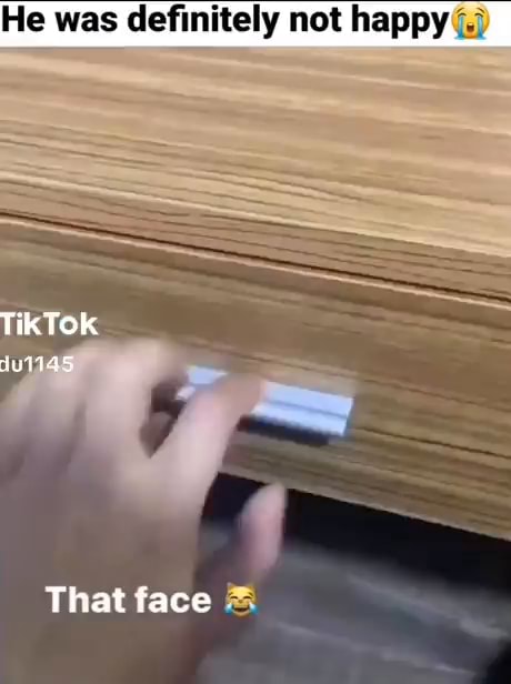 He was definitely not happy TikTOk That face - iFunny