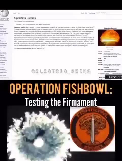 OPERATION FISHBOWL: Testing the Firmament - iFunny