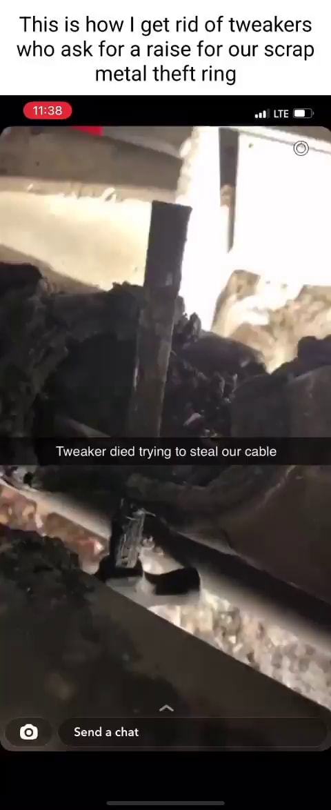 This is how I get rid of tweakers who ask for a raise for our scrap ...
