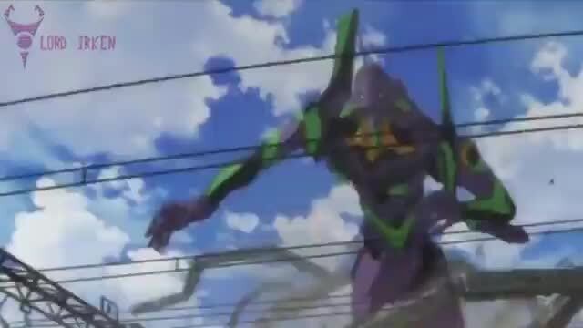 Favorite Rebuild of Evangelion scene: Eva-01 breaking the sound barrier ...