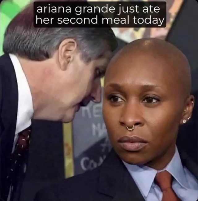 Ariana grande just ate her second meal today - iFunny