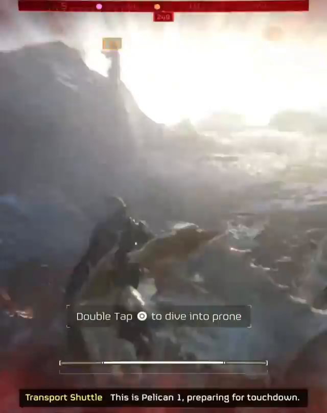 Double Tap to dive into prone Transport Shuttle This is Pelican 1 ...