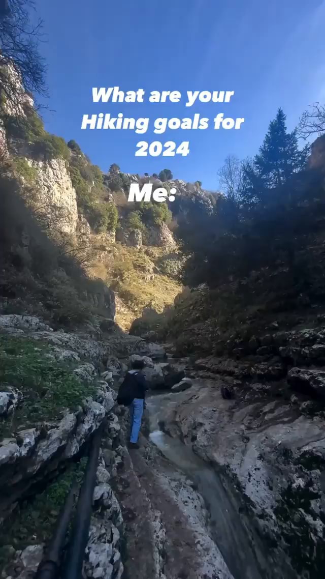 What are your Hiking goals for 2024 Me: - iFunny
