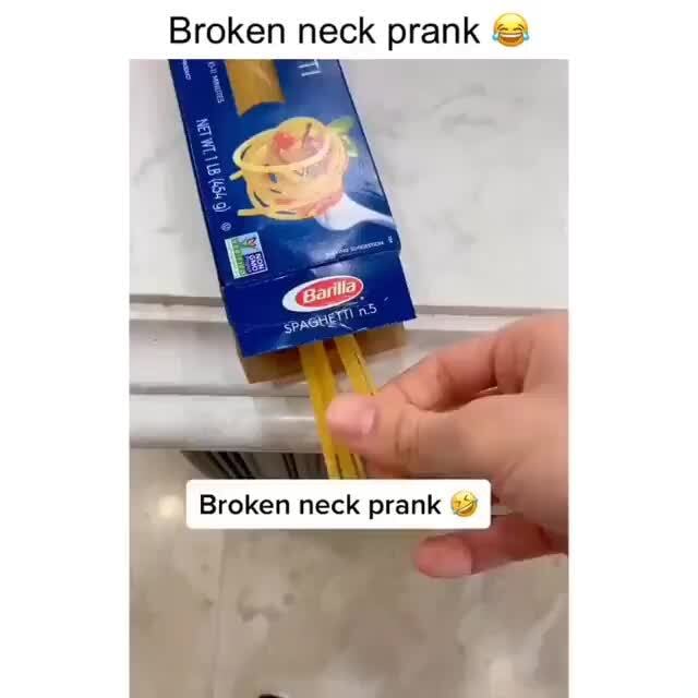 Broken neck prank