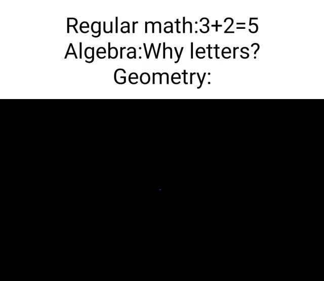 Regular letters? Geometry: - iFunny