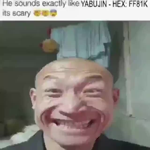 Yabujin - Me sounds exaclly like YABUJIN HEX: FF81K its ecary - iFunny