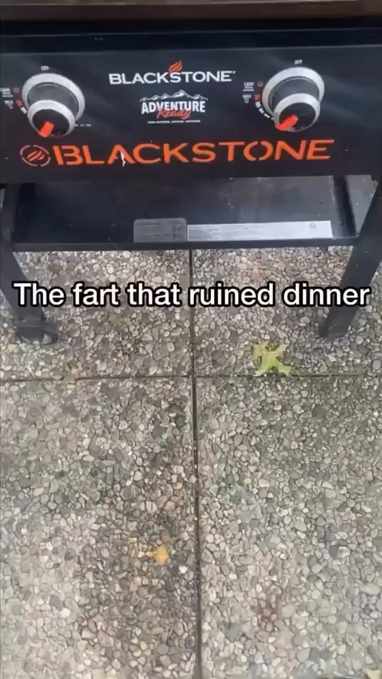 BLACKSTONE @BLACKSTONE The fart that ruined dinner - iFunny