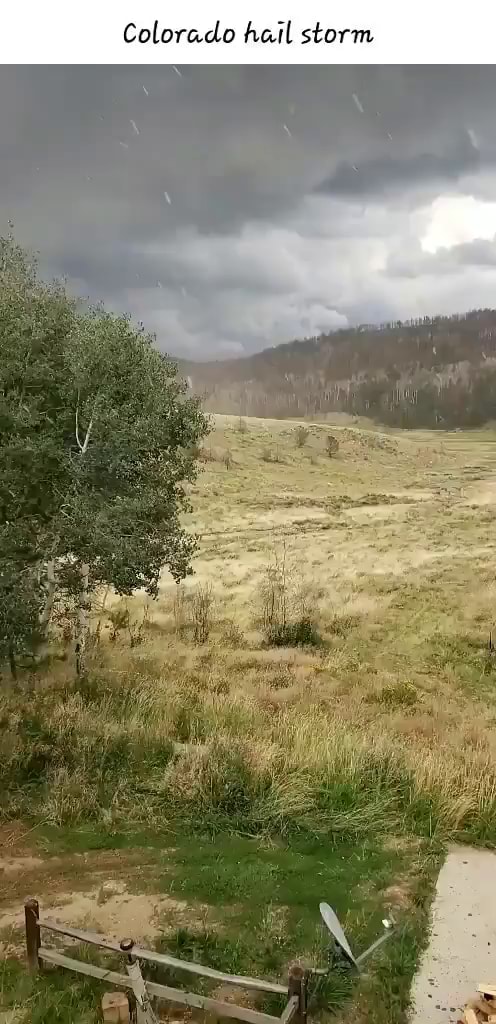 Colorado hail storm - iFunny