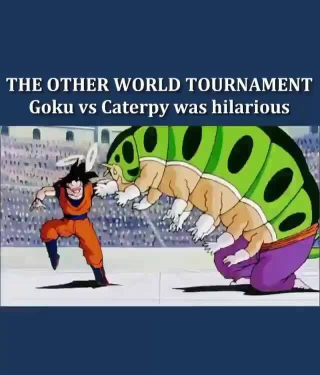 THE OTHER WORLD TOURNAMENT Goku vs Caterpy was hilarious - iFunny