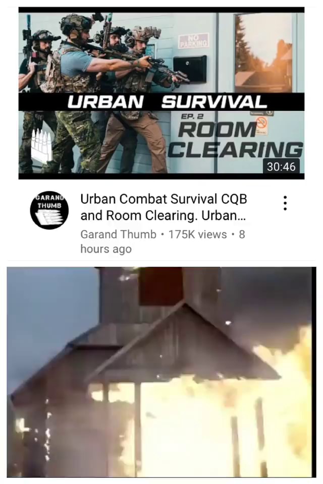 URBAN SURVIVAL Urban Combat Survival CQB and Room Clearing. Urban ...