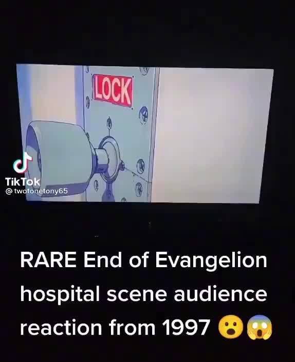 Tik RARE End of Evangelion hospital scene audience reaction from 1997 ...