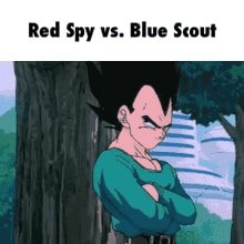 Red Spy vs. Blue Scout - iFunny