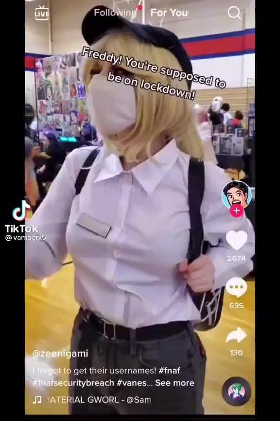 For You cf TikTok get their usernames! #fnaf ritybreach #vanes... See ...