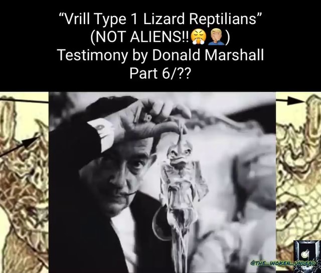 "Vrill Type 1 Lizard Reptilians" (NOT ALIENS!) Testimony by Donald ...