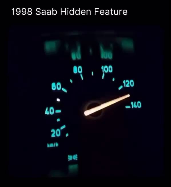 1998 Saab Hidden Feature pa - iFunny