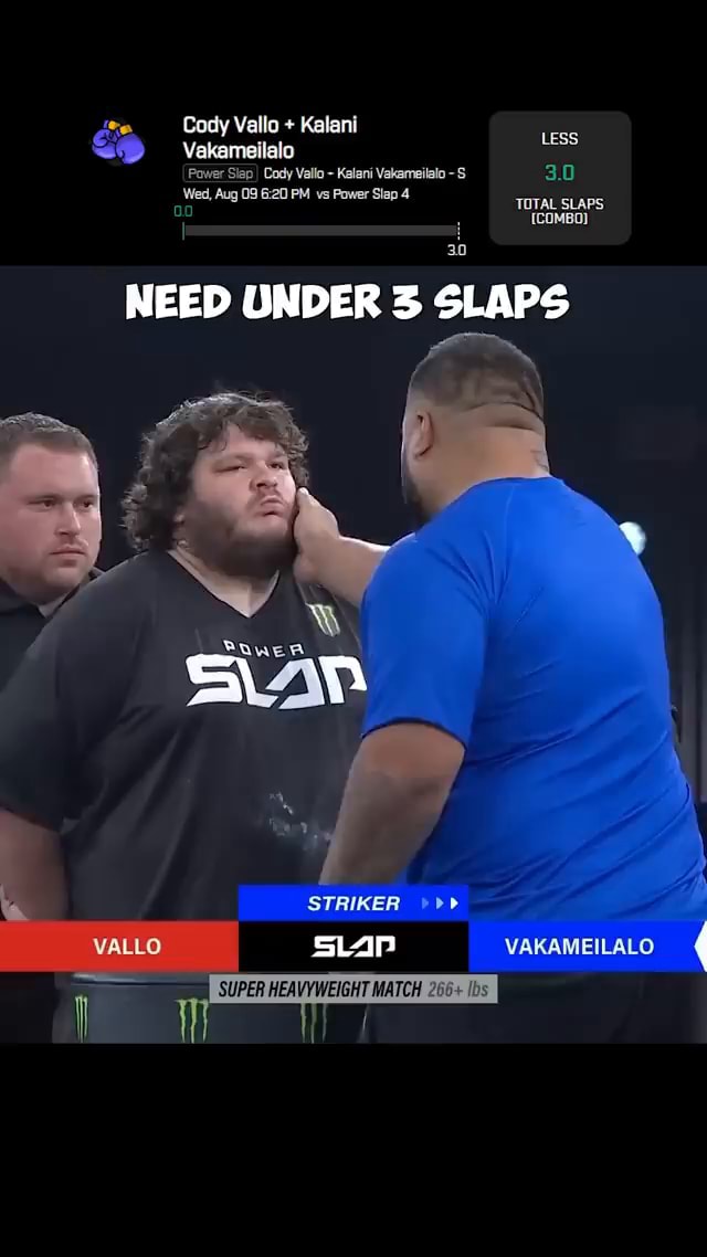 Cody Vallo + Kalani LESS _Vakameilalo Power Slap) Cody Valla Kalani ...