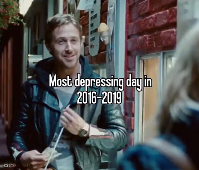 Most: depressing day in 2016-2019 - iFunny