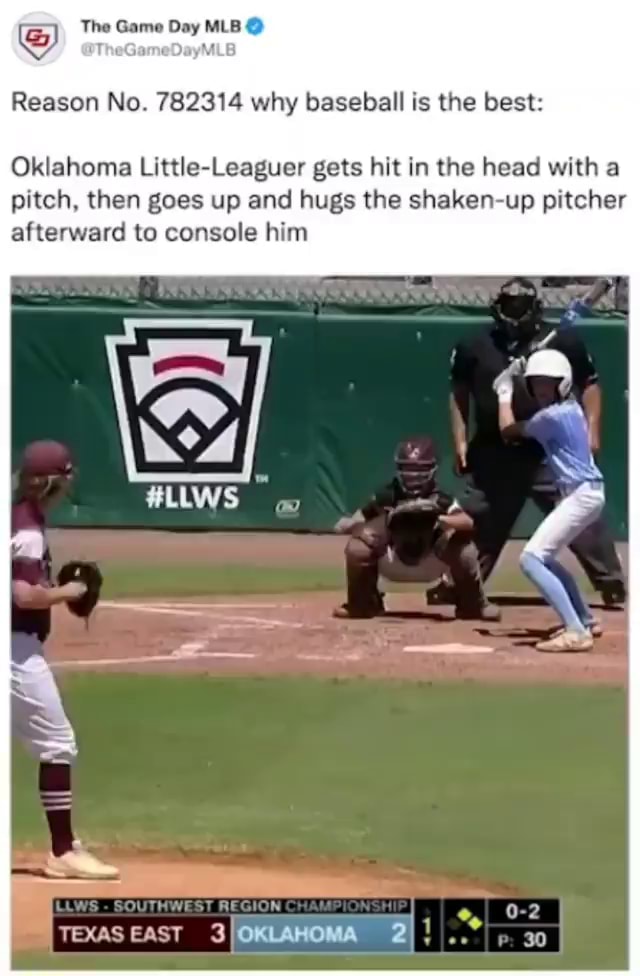 The Game MLB Reason No. 782314 why baseball is the best: Oklahoma ...