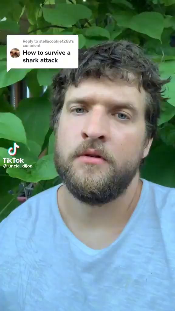 How to survive a shark attack TikTok @uncle_dijon - iFunny