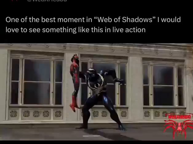 One of the best moment in "Web of Shadows" I would love to see ...