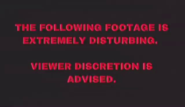 THE FOLLOWING FOOTAGE EXTREMELY DISTURBING, VIEWER DISCRETION IS ...