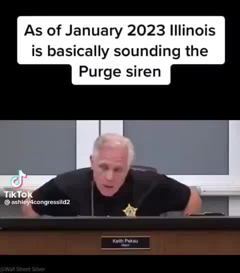 As of January 2023 Illinois is basically sounding the Purge siren ...