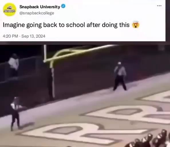 University Sop Imagine going back to school after doing this - iFunny